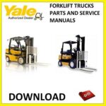 Yale Service Repair Manual PDF Download - Yale Lift Truck Manual Download